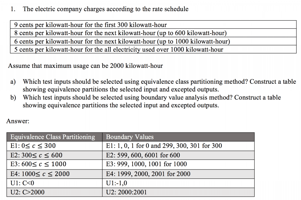 Equivalence Class Partitioning and Boundary Value Analysis Example 2 ... Equivalence Class Partitioning and Boundary Value Analysis Example 2 ...